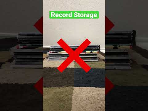 How to Store Records! #recordplayers #recordplayer #vinyleyezz #vinyl #turntable #turntables