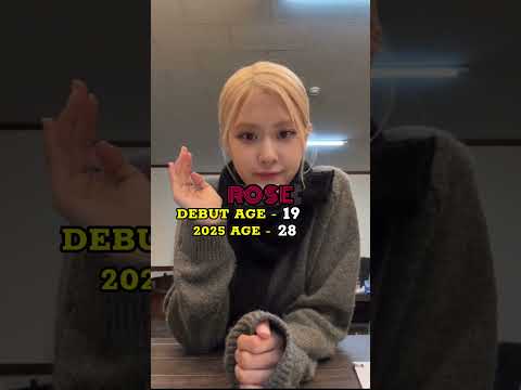 Blackpink members debut age and 2025 ageβ¨οΈ#Blackpink #fyp #trend #shorts #blink #2025