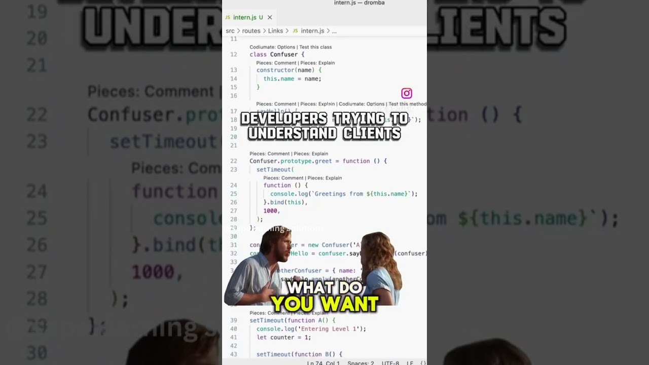 developer training to understand clients changing requirements every day