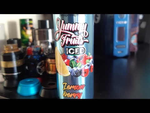 The vape makers, YUMMY FRUITS, LEMON BERRY ICED 70/30 vg pg