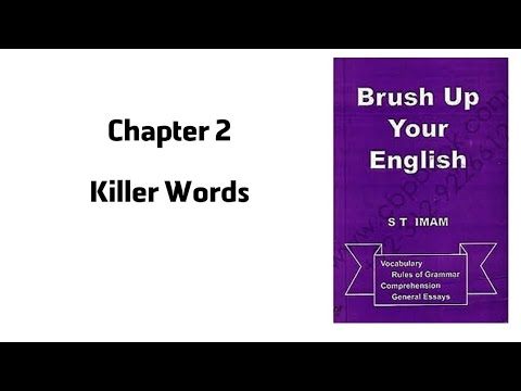 Chapter 2 | Killer Words | Brush Up Your English by ST Imam