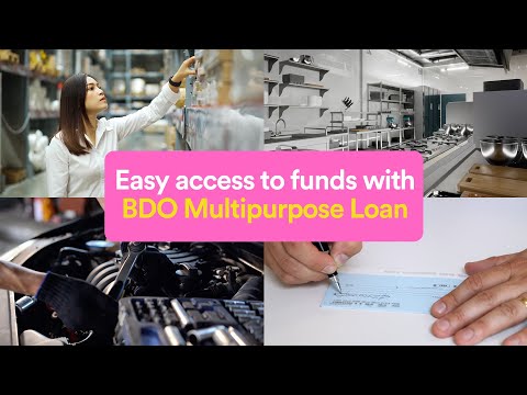 Easy access to funds with BDO Multipurpose Loan