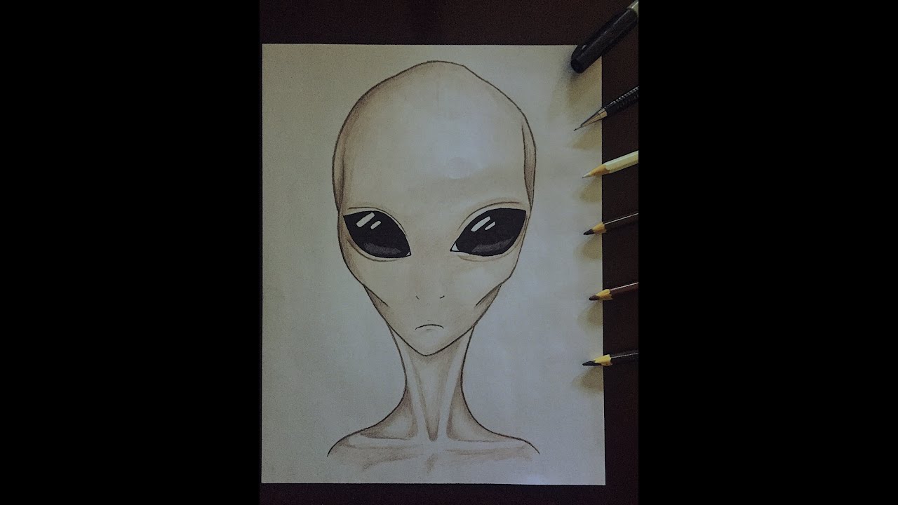 Speed Drawing | Alien Super Fácil