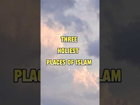 3 holiest places in Islam #islam #muslim #holy #mecca #medina #aqsa #religion #knowledge