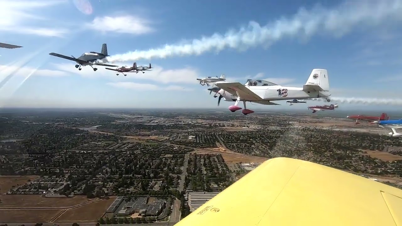 Aviation: Vans RV Aircraft - 64 Van's RV Aircraft Formation Flight