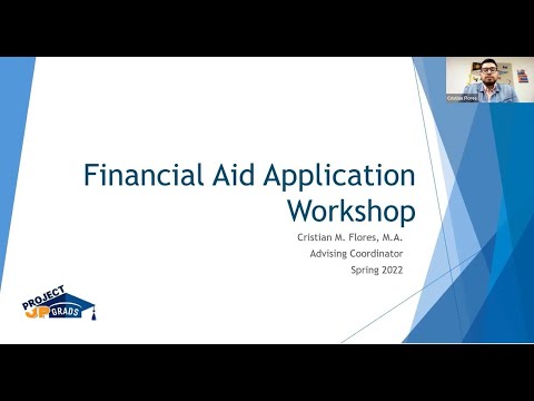 Financial Aid Application Workshop 2.23.22