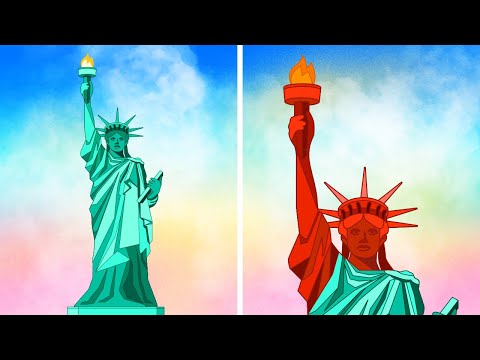 La Estatua de la Libertad no siempre fue verde