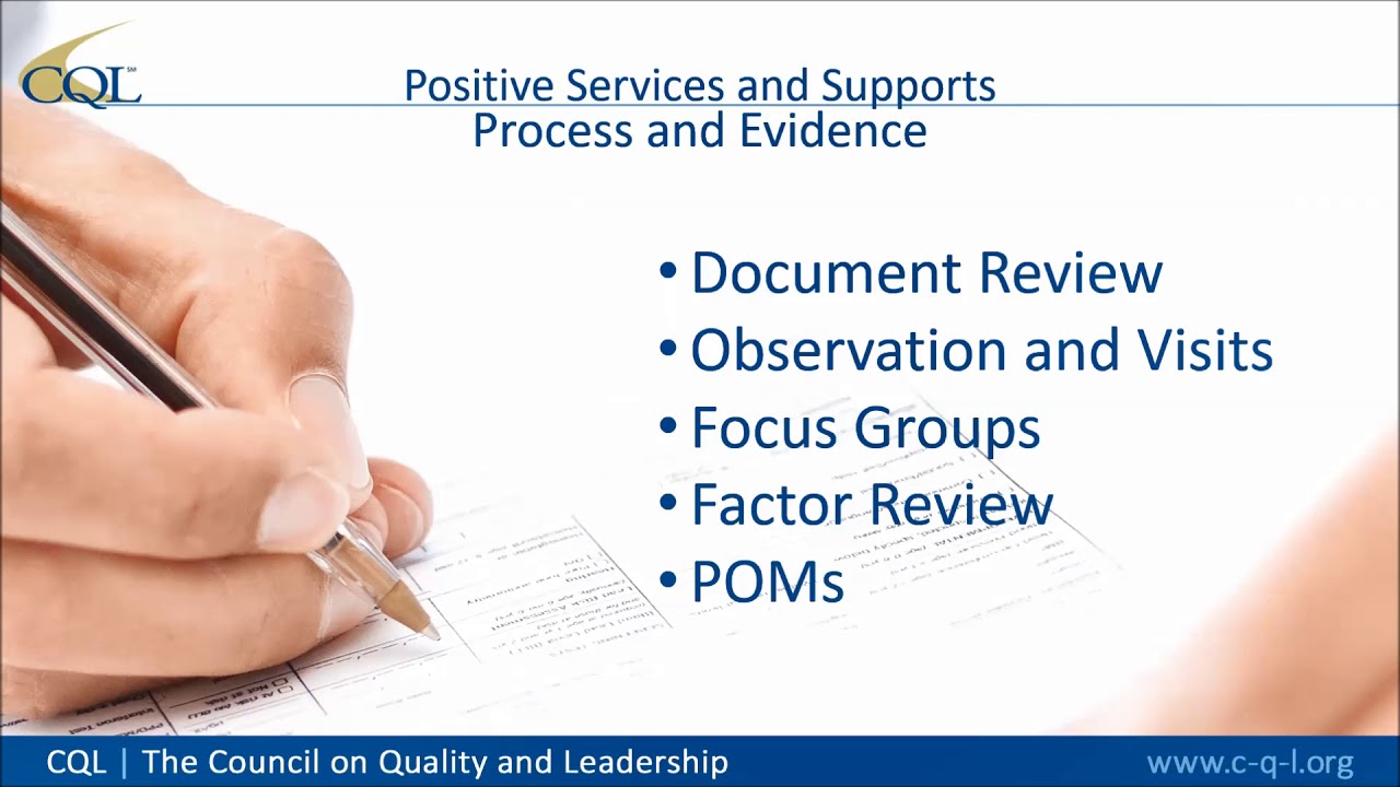 Foundation for Quality: Inside the Basic Assurances®, Factor 8