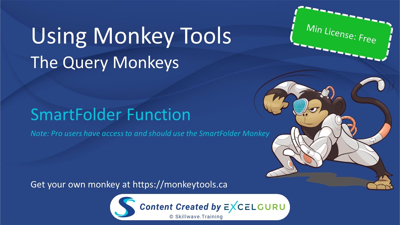 Using Monkey Tools - Query Monkeys (Free) - Smart Folder Function