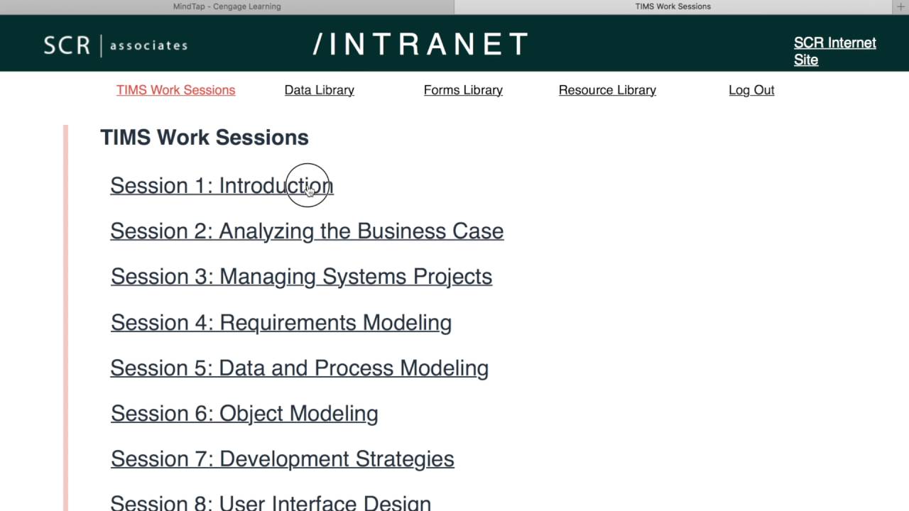 MindTap for Systems Analysis & Design: Case Simulations