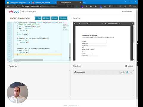 Create PDF Forms Using UniPDF