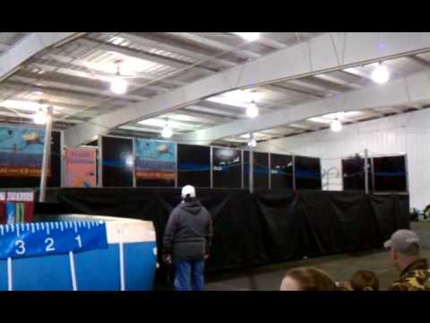 Team Jazzy at DockDogs Competition, Washington Sportsmen's Show in Puyallup, WA, January 2012