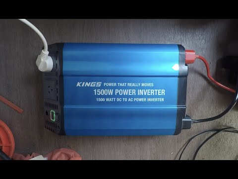 Goldstream Crown (Part 2) Adventure Kings 1500w Inverter test