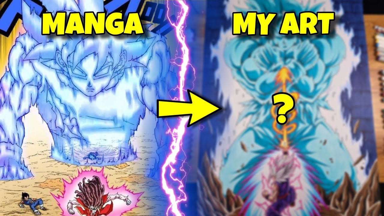 Drawing Gohan Beast vs Goku MUI | Speed Version