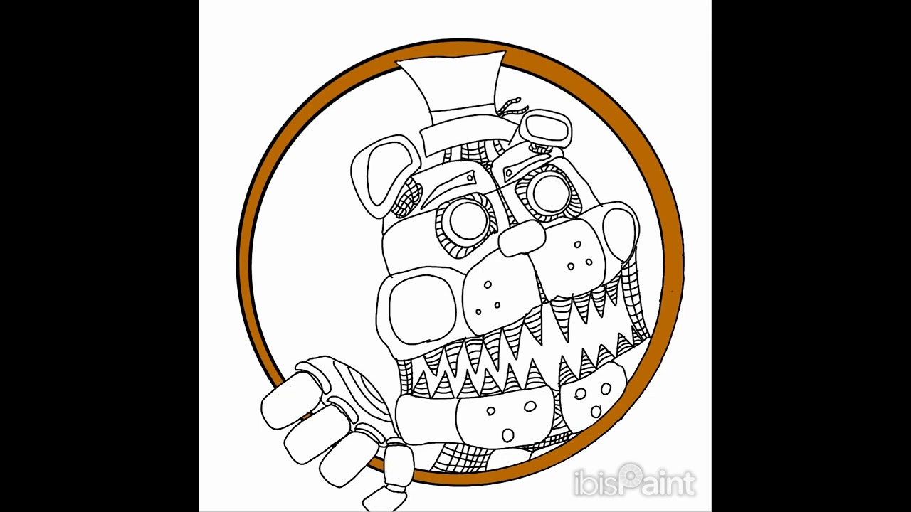 A Molten Freddy (pfp-type) drawing [Custom Draw]
