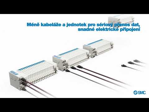 SMC Kompaktní ventilové bloky - řady JSY3000-L/P (CZ)