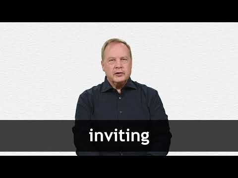 INVITING definition and meaning | Collins English Dictionary