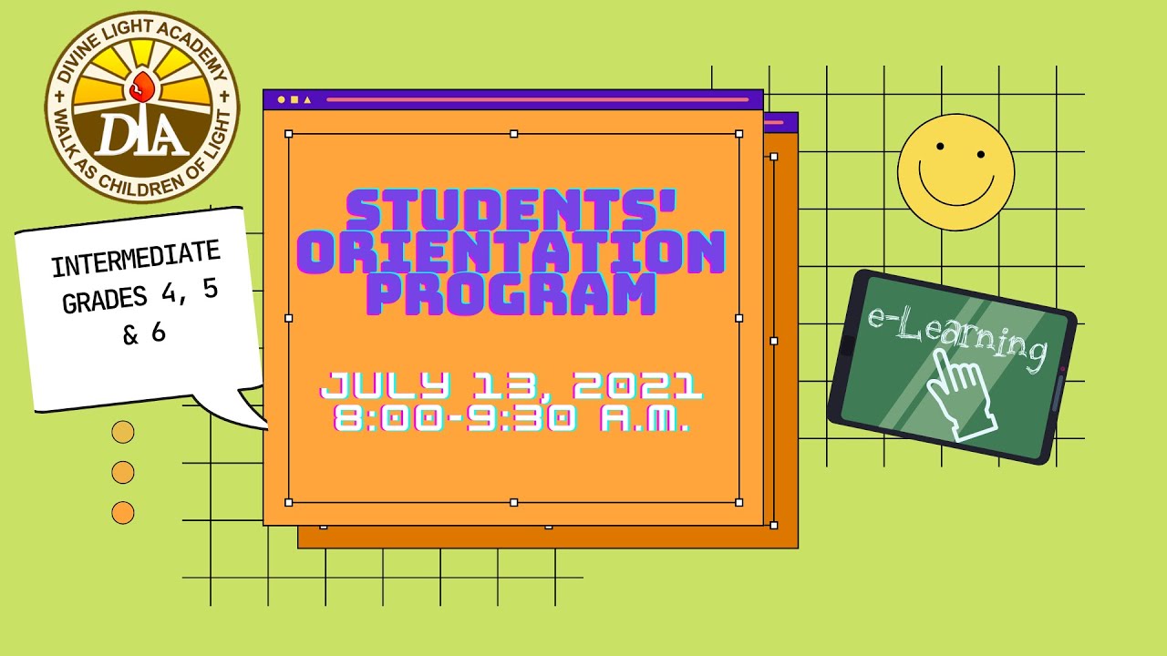 DLA LP Students' Orientation Program (Intermediate Level) A.Y. 2021-2022