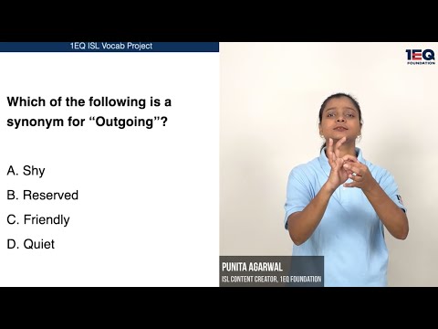 Outgoing | 1EQ ISL Vocab