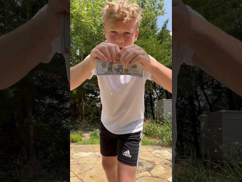 I TORE A 100 DOLLAR BILL AND HERE IS WHY😳#shorts