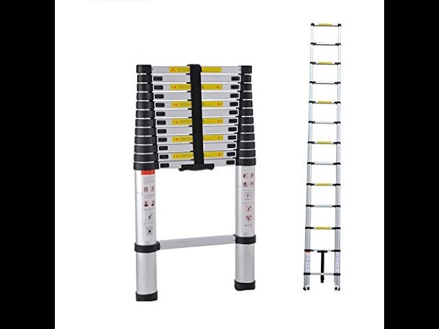 Telescopic Ladder - 6.5 Feet (2 Meter) Aluminium Telescopic Ladder ...