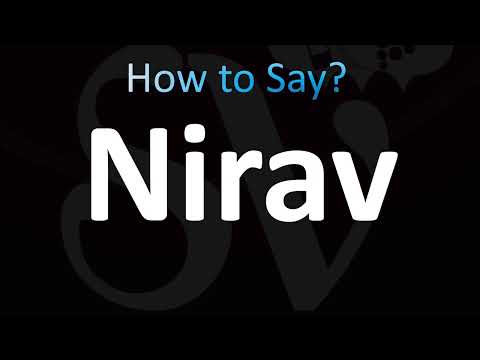 How to Pronounce Nirav (Correctly!)