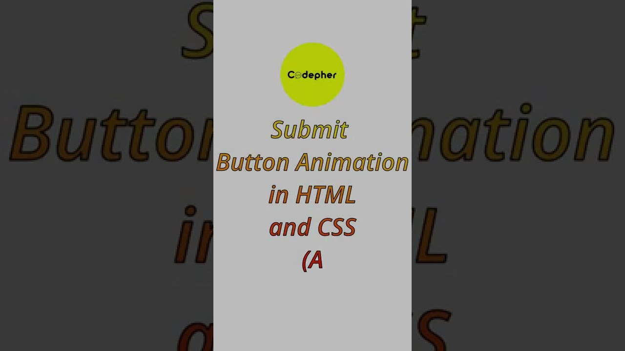 How to Create Submit Button Animations using HTML, CSS and Anime.js || Code in Comments || #shorts