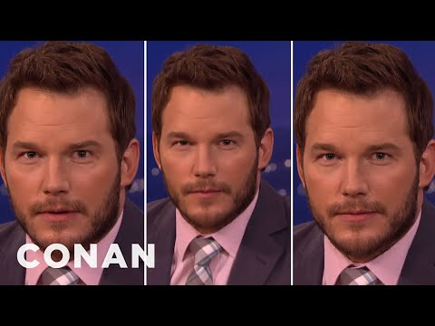 Chris Pratt’s Three Faces Of “Jurassic World” Acting | CONAN on TBS
