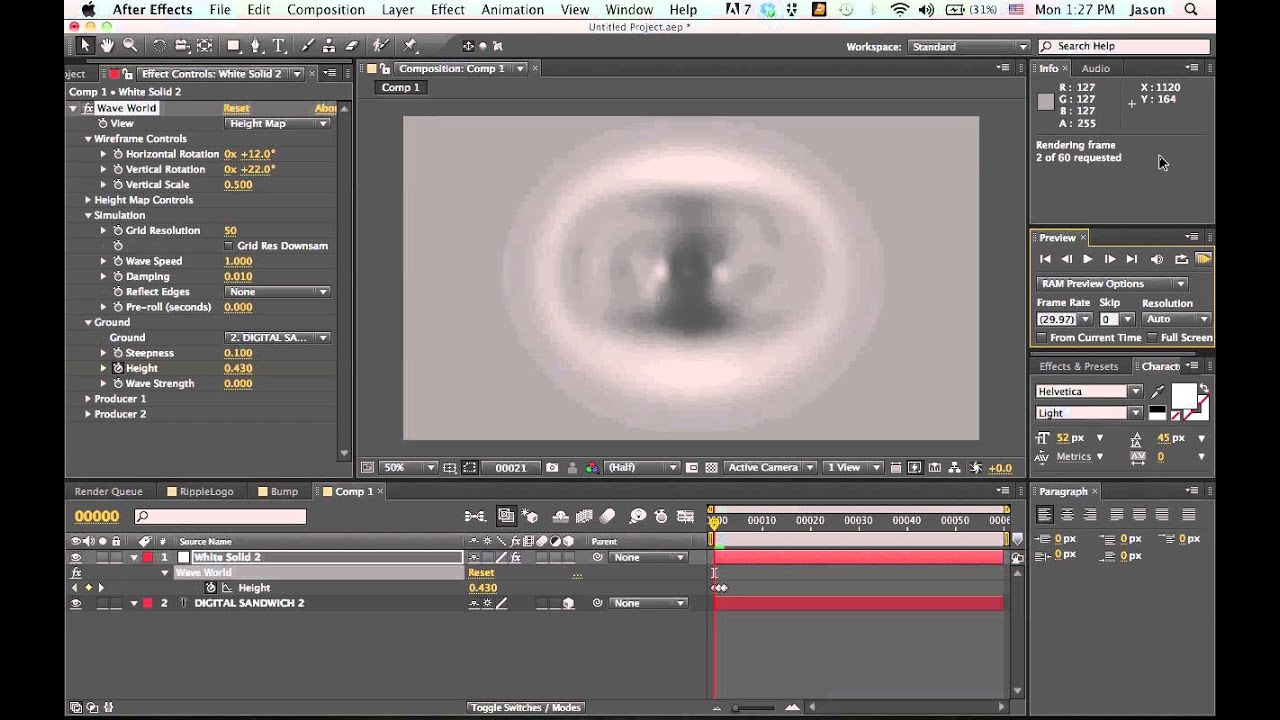 After Effects Tutorial: Subtle Ripple Effect