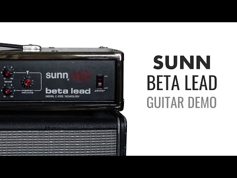 1980s Sunn Beta Lead Amp Head (Fully Serviced) | Reverb