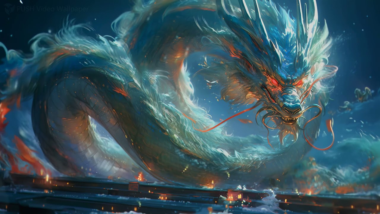Azure Dragon 4K Live Wallpaper