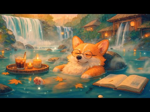 β Chill Lo-Fi Jazz & Acoustic CafΓ© Vibes | Cozy Rain Ambience for Study, Work & Relax #lofi #anime