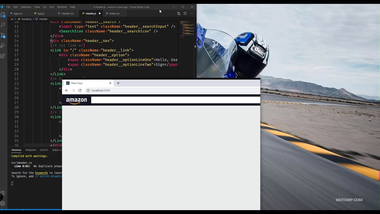 Create an Ecommerce Site with React # Part 3
