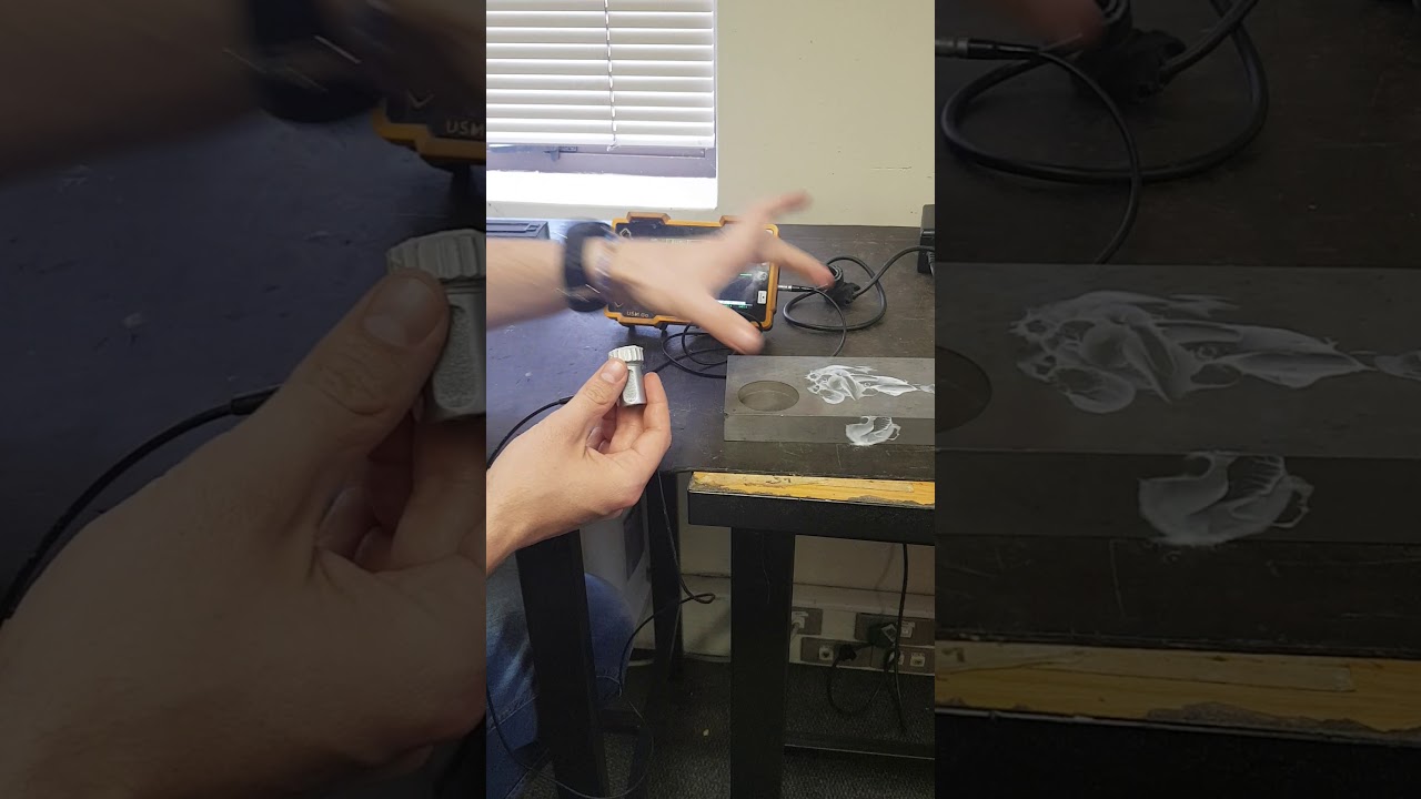 Setting up a UT set for calibration (0 degree probe) - USM go