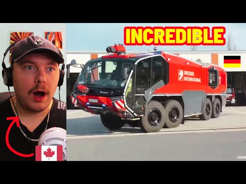 Canadian Reacts to Dresden Airport Fire & Rescue Response