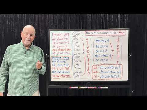 107 - Verb Study - Divertirse, to have fun