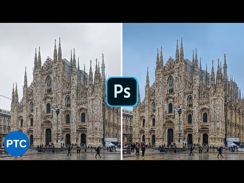 Turn a White/Gray Sky Into a Blue Sky In Photoshop