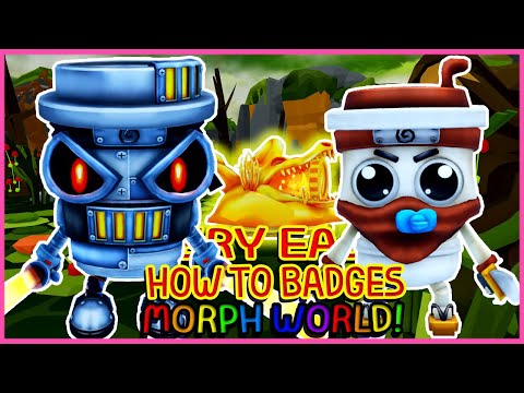 Roblox - New Update Unlock Morphs - How to get Badges in Morph World! [BRAINROT MECHA BOSS]