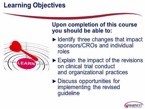 Final ICH GCP E6 R2: Changes Impacting Sponsors/CROs Trailer