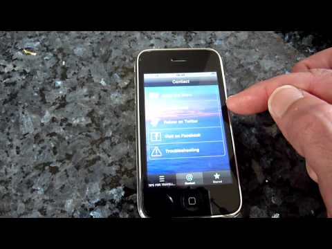 Tips for Travellers Podcast App: video demo of how it works