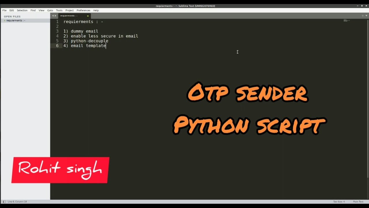 How to send OTP using Python | OTP sending in PYTHON