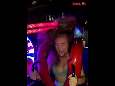 Slingshot Ride Girl Falls Out / Slingshot Ride Girl