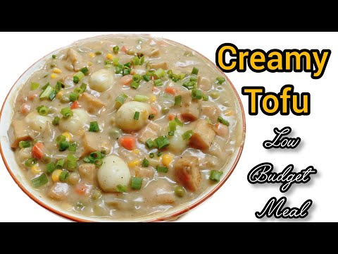 Must Try this CREAMY TOFU Low Budget Meal | Easy Recipe