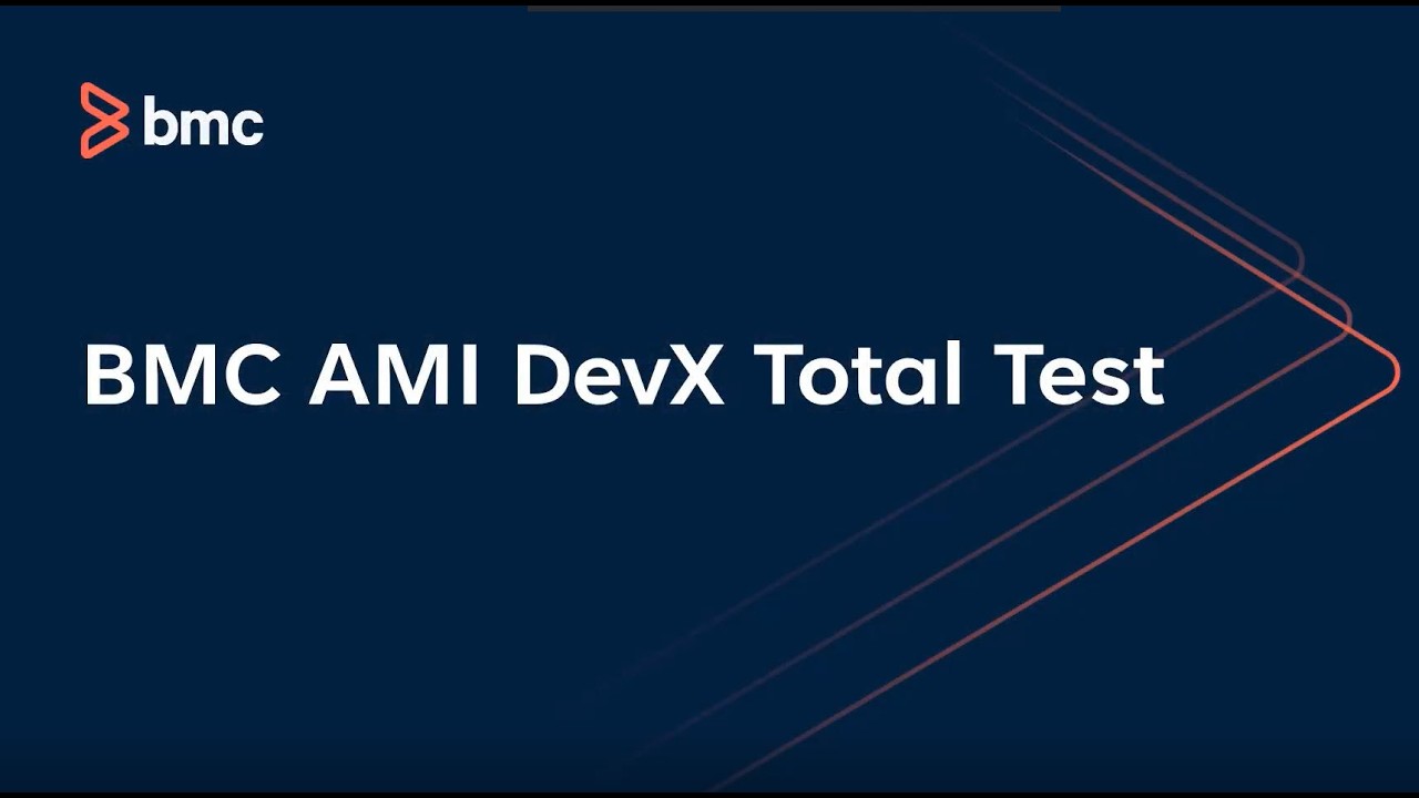 Automated Testing with BMC AMI DevX Total Test