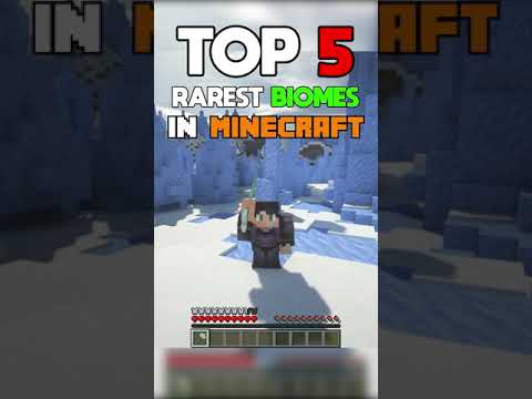 TOP 5 RAREST MINECRAFT BIOMES