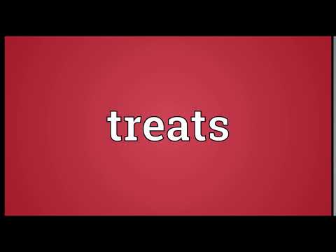 Treats Meaning | Wordogram