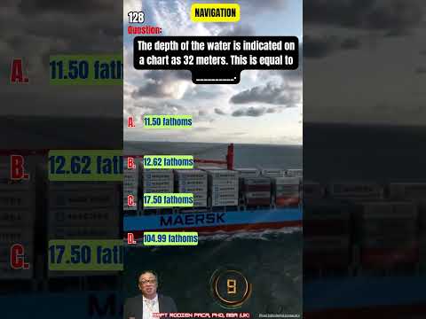 128 DEPTH METER TO FATHOM (Marine Nautical Reviewer)