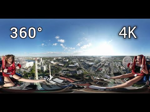 World tallest Sling Shot 360° on-ride 4K POV Magical Midway