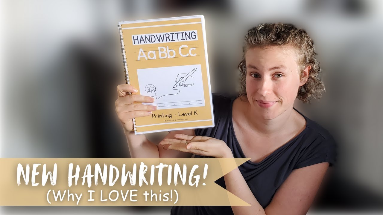 Our New Handwriting Curriculum!! Simple & Fun || Foundations of Homeschool.