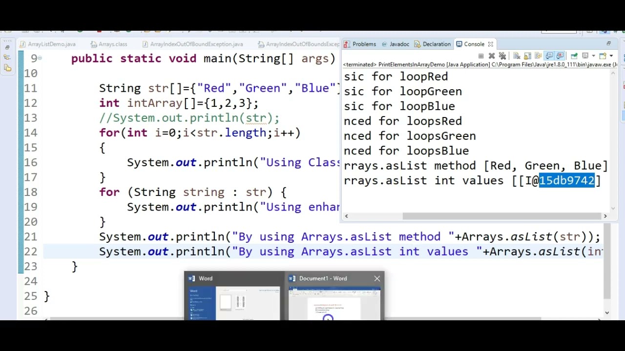 5 Different ways to print elements in an Array in Java